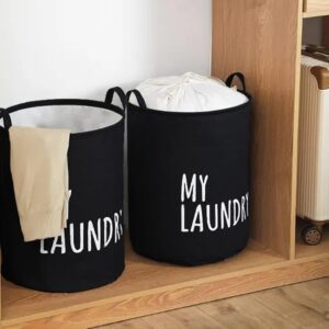 Premium Collapsible Laundry Hamper, Sturdy Oxford Fabric with Easy-Carry Handles, Ideal for Bedroom, Bathroom, and Closet Organization