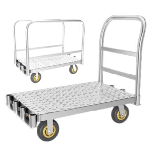 folding platform cart dolly cart push cart dolly moving platform (2000lbs 2in1 (36x24 inch))