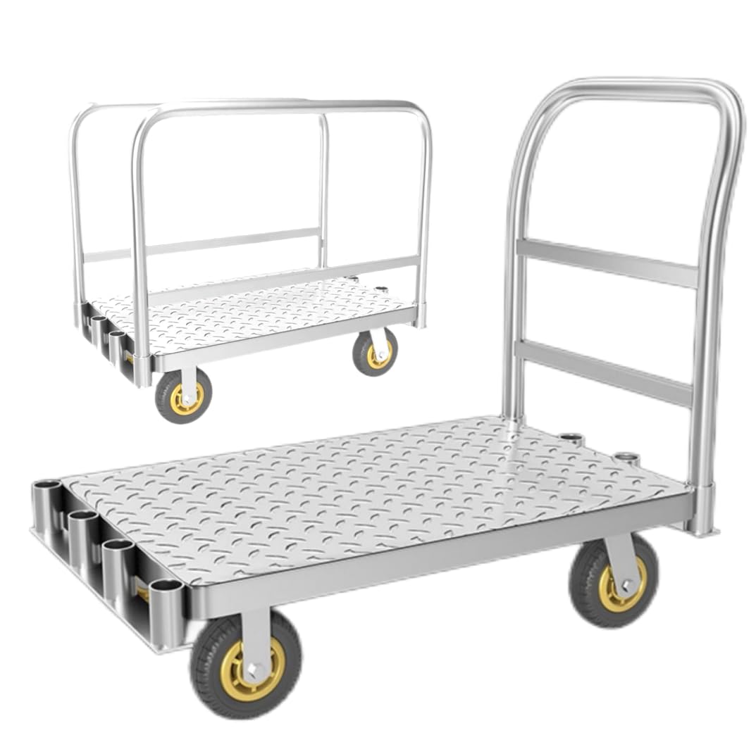 Folding Platform cart Dolly cart Push Cart Dolly Moving Platform (2000LBS 2IN1 (36X24 INCH))