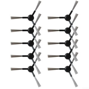 sweepers accessories side brushes kit suitable for zoozee z70 vacuum cleaner, side brush replacement, 10 pack