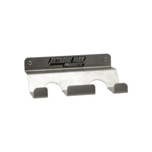 extreme max 5001.6285 aluminum tape gun holder for enclosed race trailer, shop, garage, storage - silver