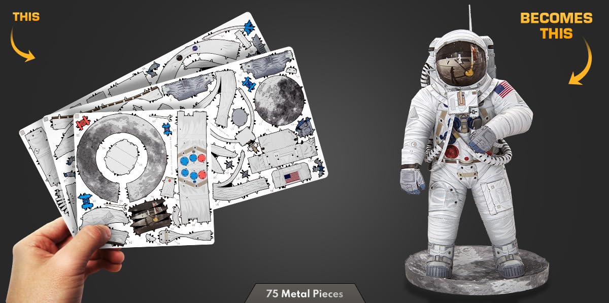 Metal Earth Premium Series Apollo 11 Astronaut 3D Metal Model Kit Fascinations