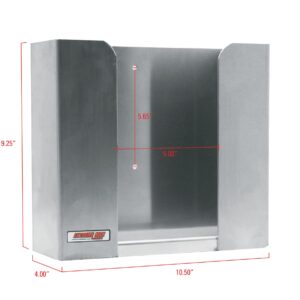 Extreme Max 5001.6305 C-Fold Paper Towel Dispenser for Enclosed Race Trailer, Shop, Garage, Storage - Silver