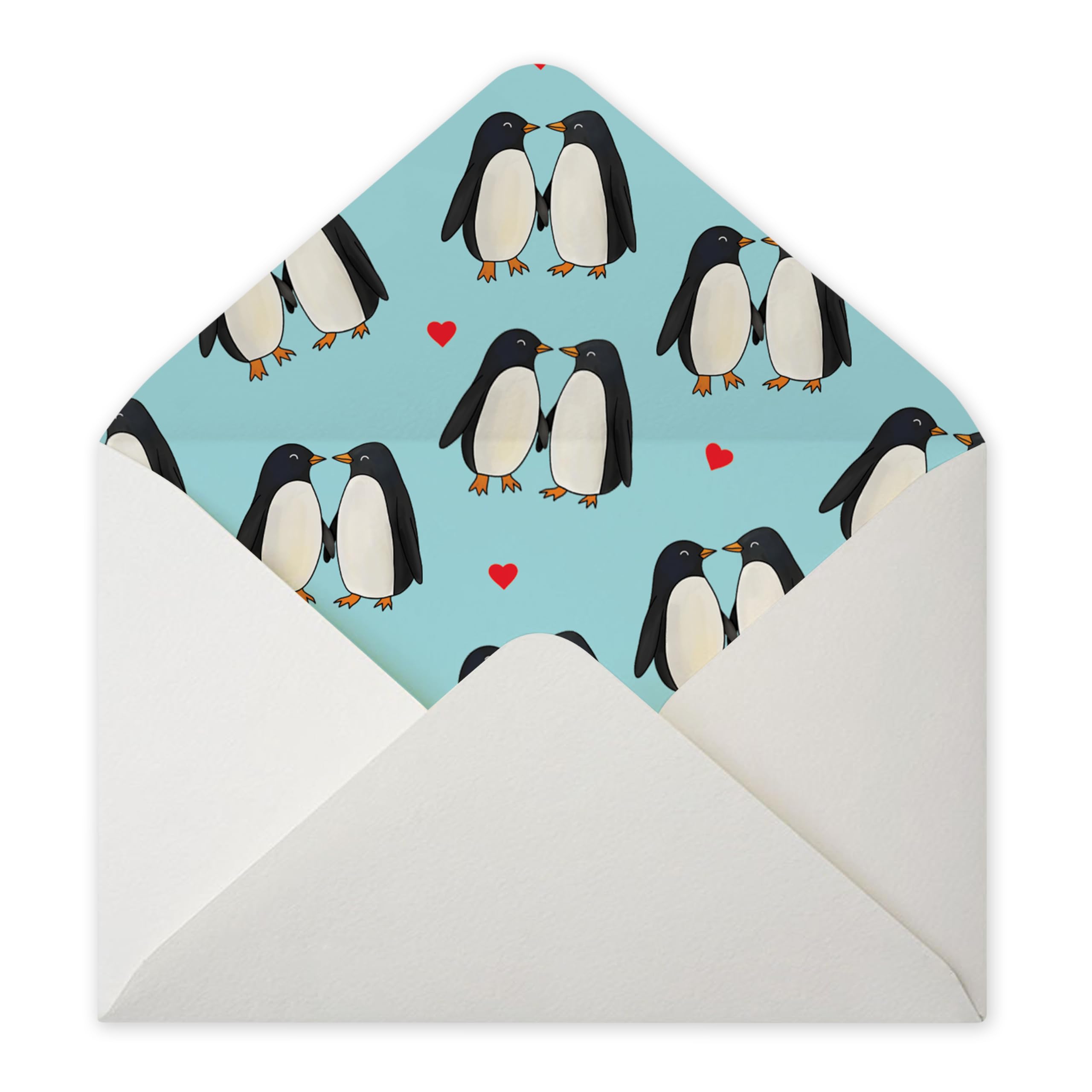 CENTRAL 23 Popup Cards For Fiance - Penguin Engagement Card 3D - Love Pop Up Card For Girlfriend Boyfriend - Anniversary Valentines - Penguin Gifts For Him Her - Wedding Cards For Bride Groom