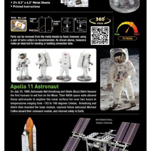 Metal Earth Premium Series Apollo 11 Astronaut 3D Metal Model Kit Fascinations