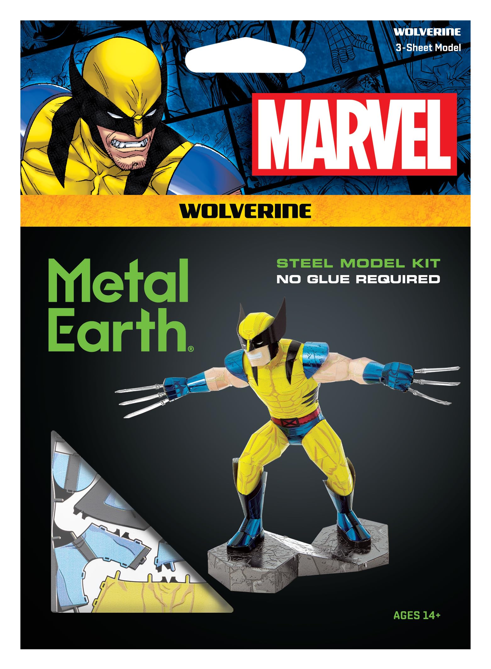 Metal Earth X-Men Wolverine 3D Metal Model Kit Fascinations