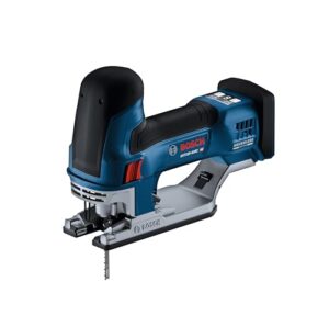 bosch gst18v-60bcn 18v brushless connected barrel-grip jig saw, 3,800 spm, led light, tool-free blade change (bare tool)