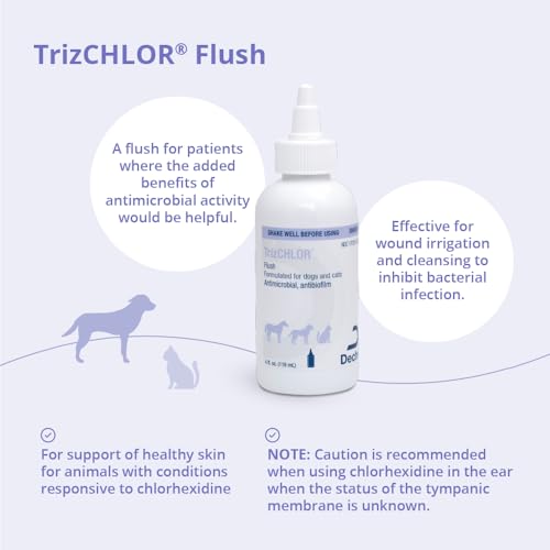 TrizCHLOR Flush for Dogs, Cats and Horses, 4 oz