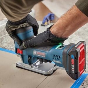 BOSCH GST18V-60BCN 18V Brushless Connected Barrel-Grip Jig Saw, 3,800 SPM, LED Light, Tool-free Blade Change (Bare Tool)