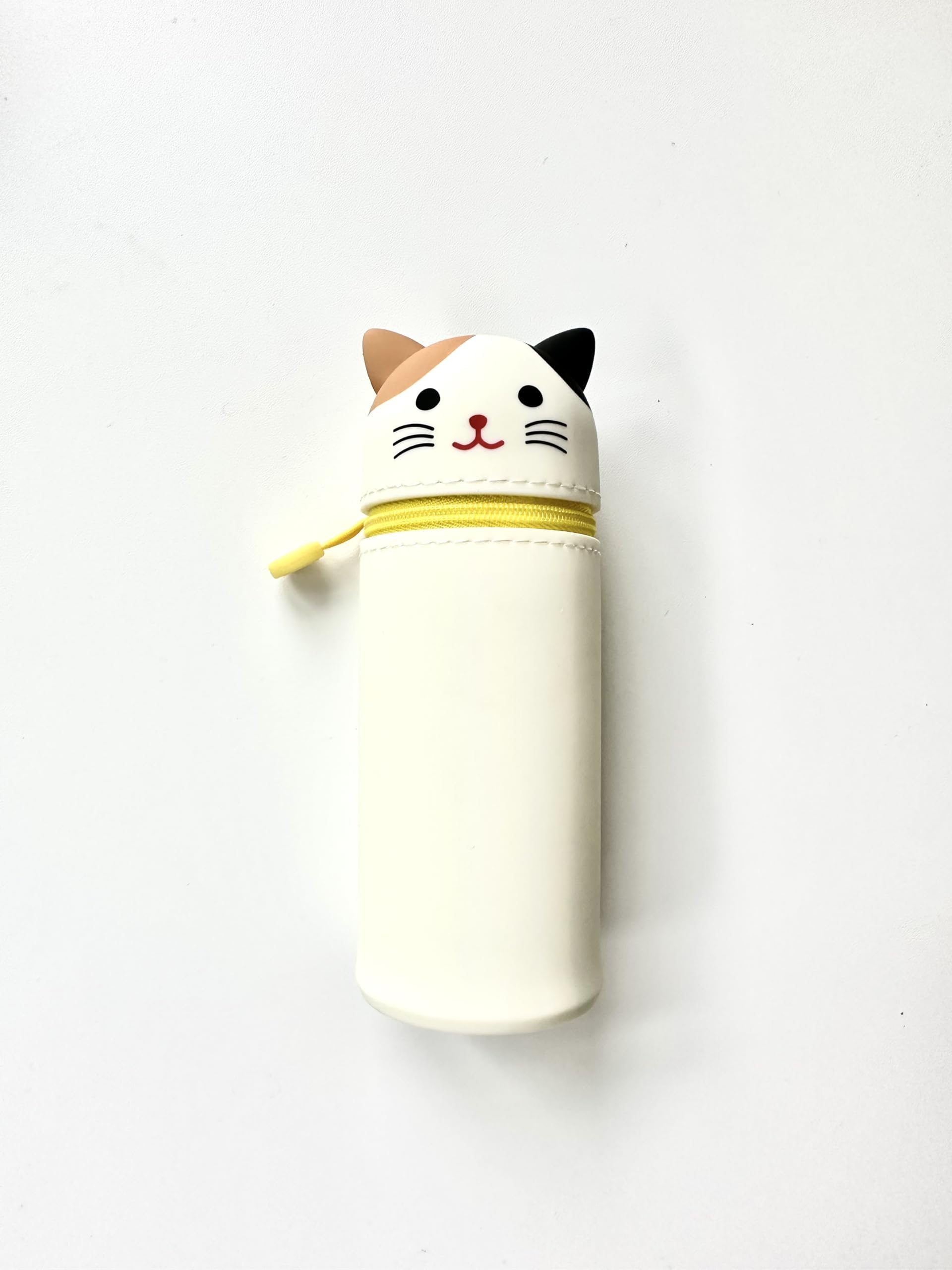 Pen Case, Pen Stand, Calico Cat, Mikeneko by Punilabo, Kawaii Gift, Japanese Cute Item