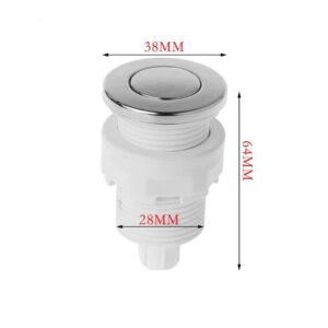 napkery 28mm White Bath Switch Tub Easy To Install ABS Garbage Processor