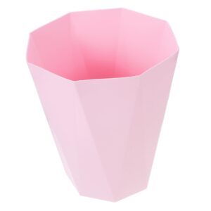 joinpaya 1pc compact garbage can trash can with lid bathroom trash can bedroom trash can hotel garbage bin trash can for car household trash can pink automatic office wastebasket