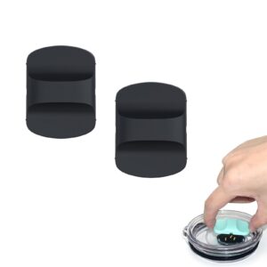 new upgrade magnetic slider replacement: magslider for yeti lids 10 oz, 14oz, 16 oz, 20 oz, 26 oz, 30 oz (black-black)