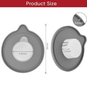 2 Pack Glass Bowl Covers for KitchenAid 5 Quart Tilt-Head Stand Mixers Bowl Covers Lid