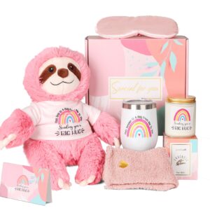 get well soon gifts baskets for women, teenage girl feel better gifts teenage girls sympathy gifts birthday sloth gifts for women girls teenage