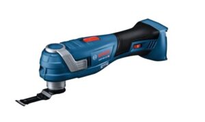 bosch gop18v-34n 18v brushless starlockplus oscillating multi-tool bare tool, cordless, variable speed, with 1-1/4 in. bi-metal plunge cut blade