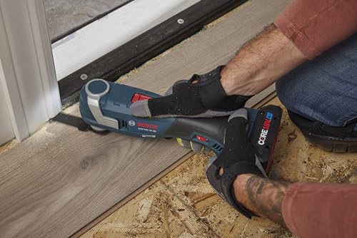 BOSCH GOP18V-34N 18V Brushless StarlockPlus Oscillating Multi-Tool Bare Tool, Cordless, Variable Speed, with 1-1/4 In. Bi-Metal Plunge Cut Blade