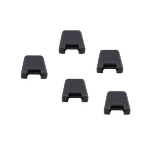 follde 42-38-0142 replacement milwaukee m18 brad nailer rubber tip, 18ga brad nailer no-mar pad, m18 no-mar tip fits for milwaukee 2740-20 m18 fuel 18ga brad nailer, 5 pcs