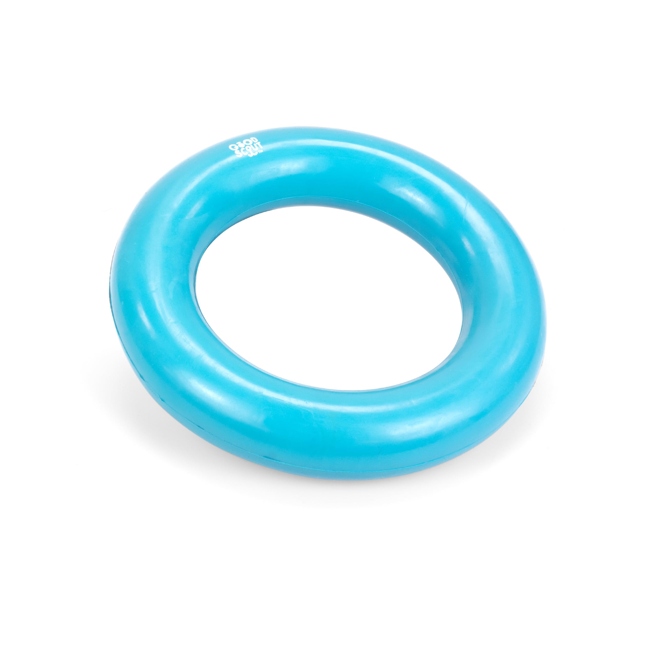 Good Scout Rubber Ring Dog Toy for Tugging & Chewing, Best Dog Toy for Fetch, Aggressive Chew Toy for Puppies & Adult Dogs, No Stuffing Dog Toy for Medium & Large Dogs