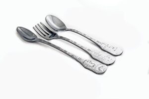 kleynimals arctic friends baby flatware - made in usa