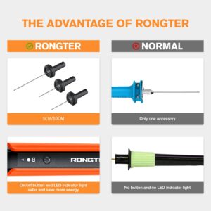 RONGTER 3 in 1 Foam Cutter Kit, Orange Foam Cutter Electric Foam Cutting Tool,Heated Foam Carving Knife Kit.