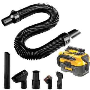 5140128-68 replacement for de-walt vacuum hose dcv580 dcv581h, replacement hose assembly/hose attachment kit compatible with de-walt wet dry vaccum cleaner