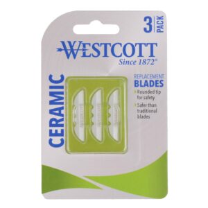 Westcott Ceramic Replacement Blades 3-Pack