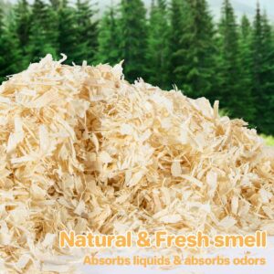 31OZ Sukh Chicken coop Bedding - Aspen shavings Animal Bedding as Chicken Supplies for Chicken House Bedding winterizing Nesting for Small pet Guinea Pig Rabbit Chinchilla Bird Gerbil Odor Control