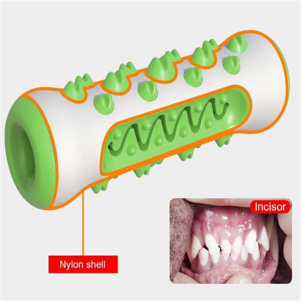 The Poochchew - 2024 Best Dog Chew Toothbrush, 360° Dog Toothbrush Chew Toy, Dog Teeth Cleaning Toy for Aggressive Chewers, Deep Clean, Revolutionise Your Dog's Dental Care (Blue)