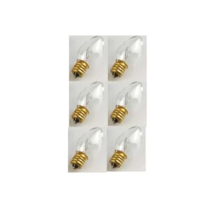 sweet online deal clear night light bulbs - 6 pc