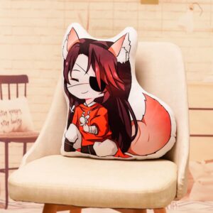 yleafun 45cm anime pillow xie lian hua cheng cosplay printed pillow cute cartoon plush stuffed cushion throw pillow for home decoration