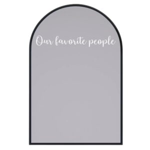 our favorite people sticker (18" x 3") - wedding seating chart decal - wedding sign decor wedding decals - seating chart mirror decal