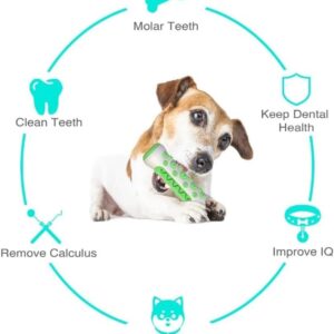 The Poochchew - 2024 Best Dog Chew Toothbrush, 360° Dog Toothbrush Chew Toy, Dog Teeth Cleaning Toy for Aggressive Chewers, Deep Clean, Revolutionise Your Dog's Dental Care (Blue)