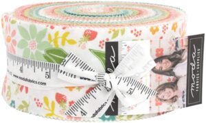 moda fabrics strawberry lemonade jelly roll by sherri & chelsi 37670jr