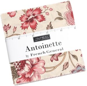 antoinette charm pack by french general; 42-5" precut fabric quilt squares