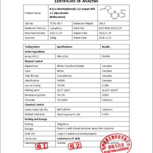 Akersunder Nefiracetam Powder, Purity 99+%, 25 Grams, Include 100mg Scoop