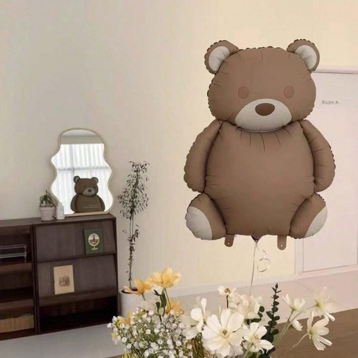 Matte bear Animal balloon Decorations Birthday Balloons Foil Balloons teddy bear balloons for baby shower Jungle Woodland Animal Farm Safari Zoo Theme Birthday Party Decoration