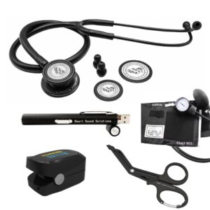 heart sound solutions head to toe assessment kit with nursing school essentials | medical assistant accessories | blood pressure cuff | nursing and medical students | first responders