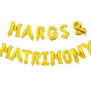 wonmelody margs and matrimony bachelorette decorations margs and matrimony banner lime and diamond ring balloon mexican fiesta banner cinco de mayo taco bar decor for carnival fiesta bridal shower