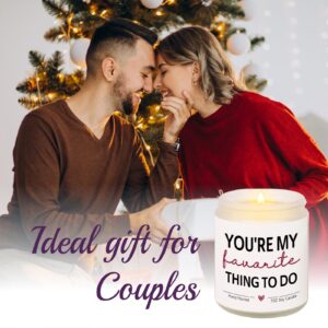 Funny Christmas Gifts for Boyfriend Girlfriend, I Love You Candle, Anniversary Birthday Gifts for Her, Him, Girlfriend, Boyfriend, Romantic Couples Gifts for Christmas, Valentines Day