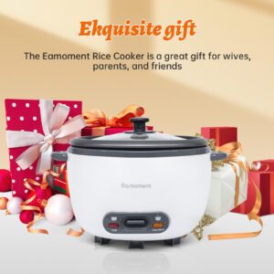 Small Rice Cooker 3 Cup White Portable Cook Rice and Automatic keep-Warm,Non Stick Pot,This Mini Rice Cooker is a Great Gift for College Students