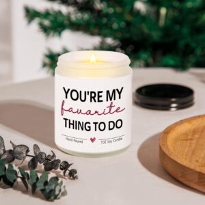 Funny Christmas Gifts for Boyfriend Girlfriend, I Love You Candle, Anniversary Birthday Gifts for Her, Him, Girlfriend, Boyfriend, Romantic Couples Gifts for Christmas, Valentines Day