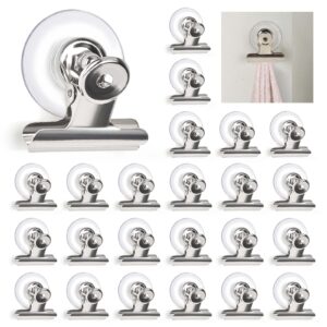 accencyc suction cup clips for windows 24pcs suction clips clear suction cup clamp holder suction cups with clips for home and office