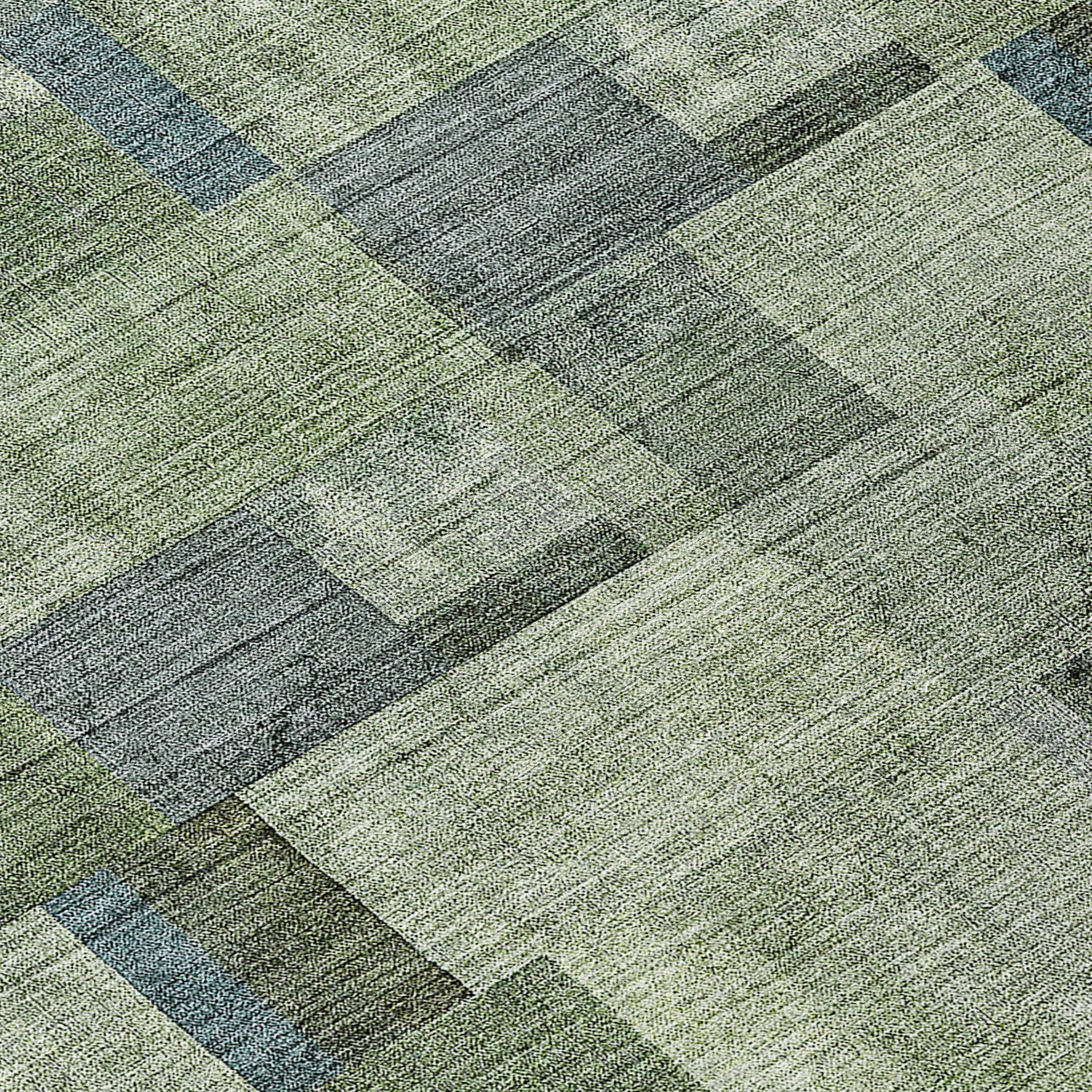 Addison Rugs Chantille ACN639 Green 2'6" x 3'10" Indoor Outdoor Area Rug, Easy Clean, Machine Washable, Non Shedding, Bedroom, Living Room, Dining Room, Kitchen, Patio Rug