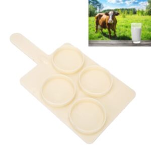 Cattle Milk Sampling Tray, HL MP47B ABS Farm Milk Collection Sampling Tray Cattle Farm Laboratory Mastitis Test Board Animal Husbandry Supplies for Cow