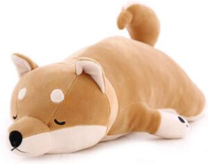 22'' shiba inu plush stuffed animal, big corgi plush stuffed animals giant shiba plushie, dog plush pillow hugging pillow sleeping cushion soft kawaii plushies birthday gifts for kids girls boys