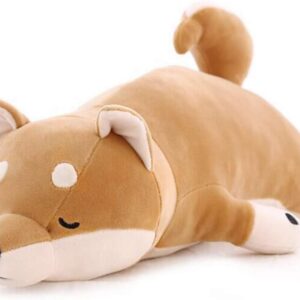 22'' Shiba Inu Plush Stuffed Animal, Big Corgi Plush Stuffed Animals Giant Shiba Plushie, Dog Plush Pillow Hugging Pillow Sleeping Cushion Soft Kawaii Plushies Birthday Gifts for Kids Girls Boys