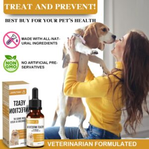 SZYCKJGS Yeast Infection Treatment for Dogs | Dog Yeast Infection Treatment Paws | Dog Itch Relief | Supports Healthy Itch Relief, Inflammation Relief, Allergy Relief & More