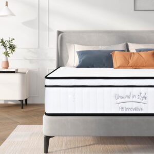 twin mattress,10 inch twin size mattress,hybrid mattress twin in a box,individually pocketed innerspring,fiberglass-free mattress,medium firm certipur-us certified,120 nights risk-free trial,white