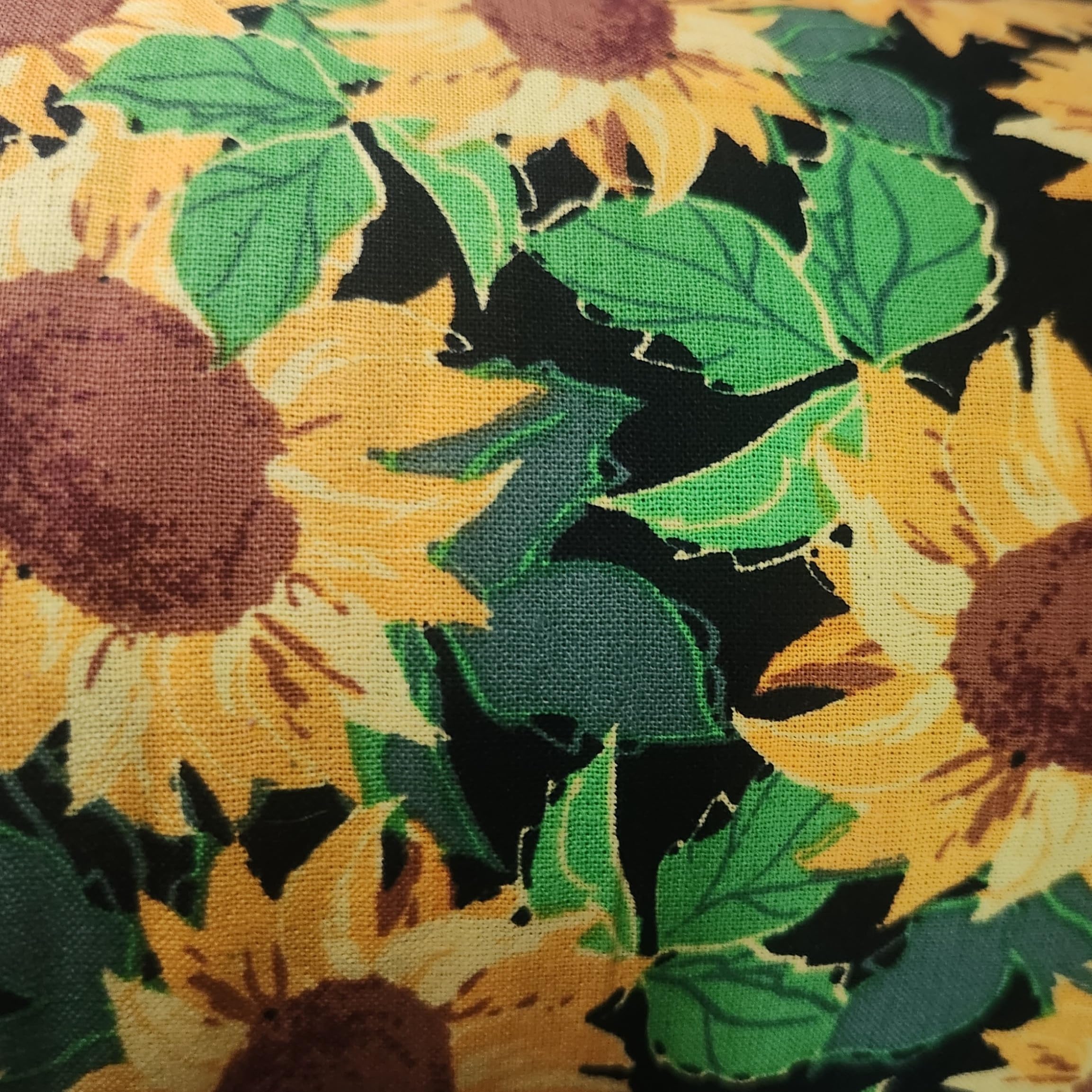 Sunflowers Garden Cotton Fabric by The Yard